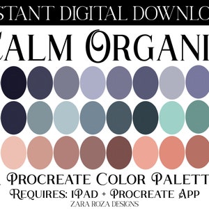 20 Procreate Color Palette Bundle Pack - VOL. 20 Set - Goth Retro ...