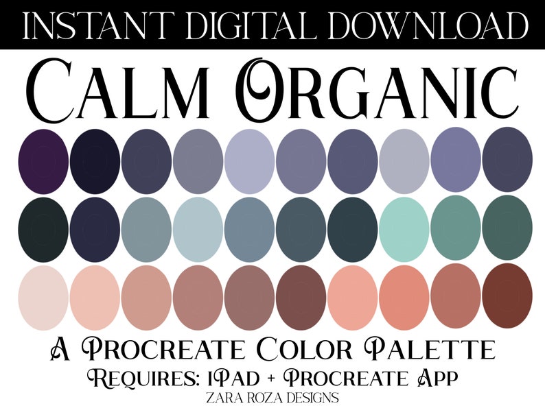 20 Procreate Color Palette Bundle Pack VOL. 20 Set Goth - Etsy