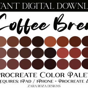20 Procreate Color Palette Bundle Pack - VOL. 32 Set - Retro Vintage ...
