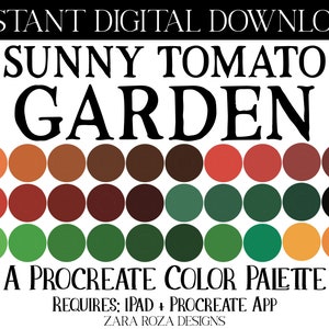 20 Procreate Color Palette Bundle Pack - VOL. 5 Set - Goth Retro ...