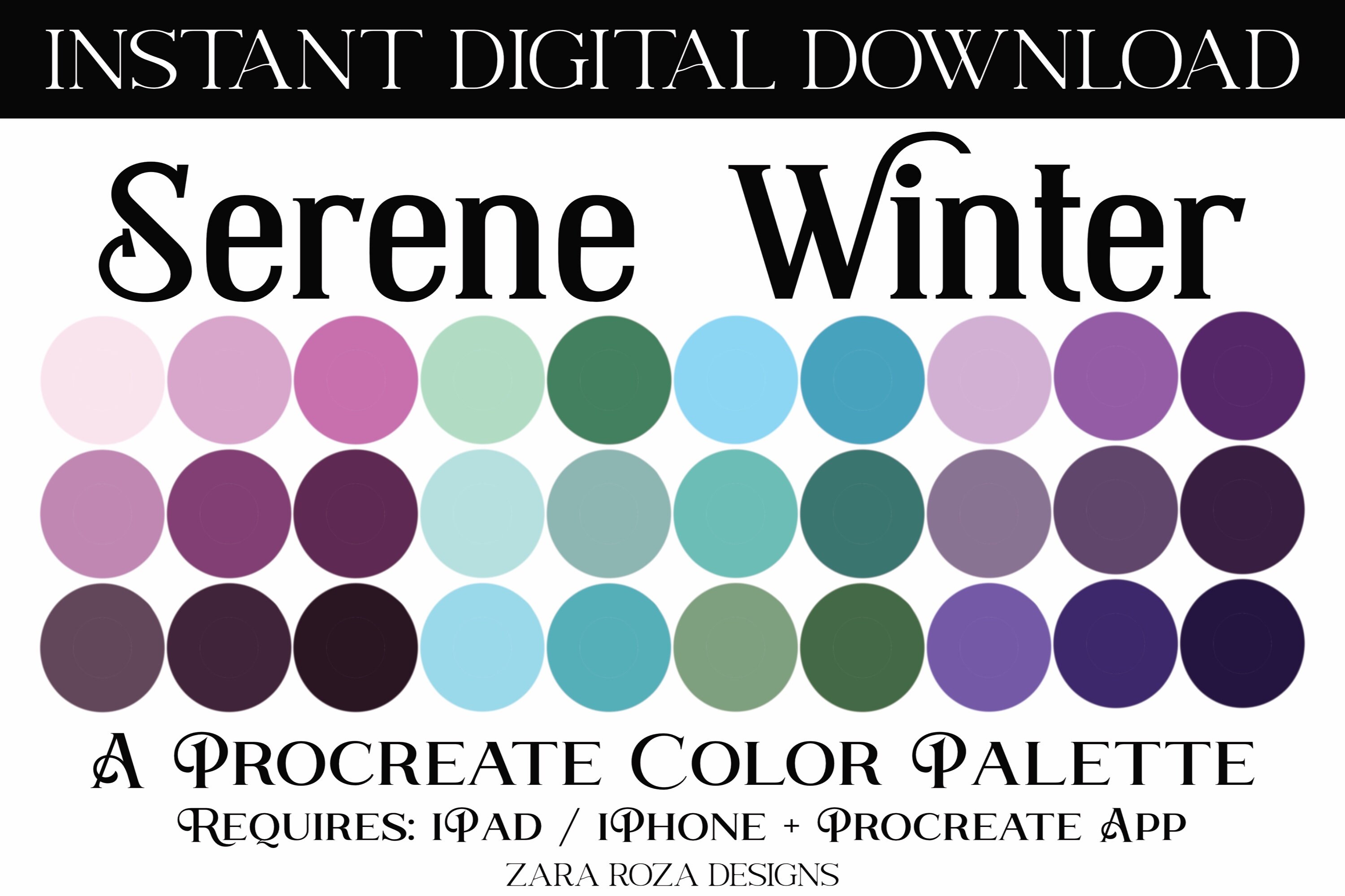 20 Procreate Color Palette Bundle Pack VOL. 29 Set Retro - Etsy Australia