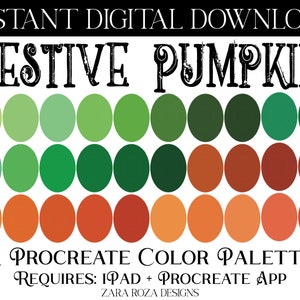 20 Procreate Color Palette Bundle Pack - VOL. 4 Set - Retro Vintage ...