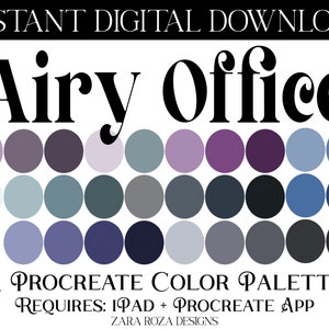 20 Procreate Color Palette Bundle Pack - VOL. 12 Set: 20 Palettes With ...
