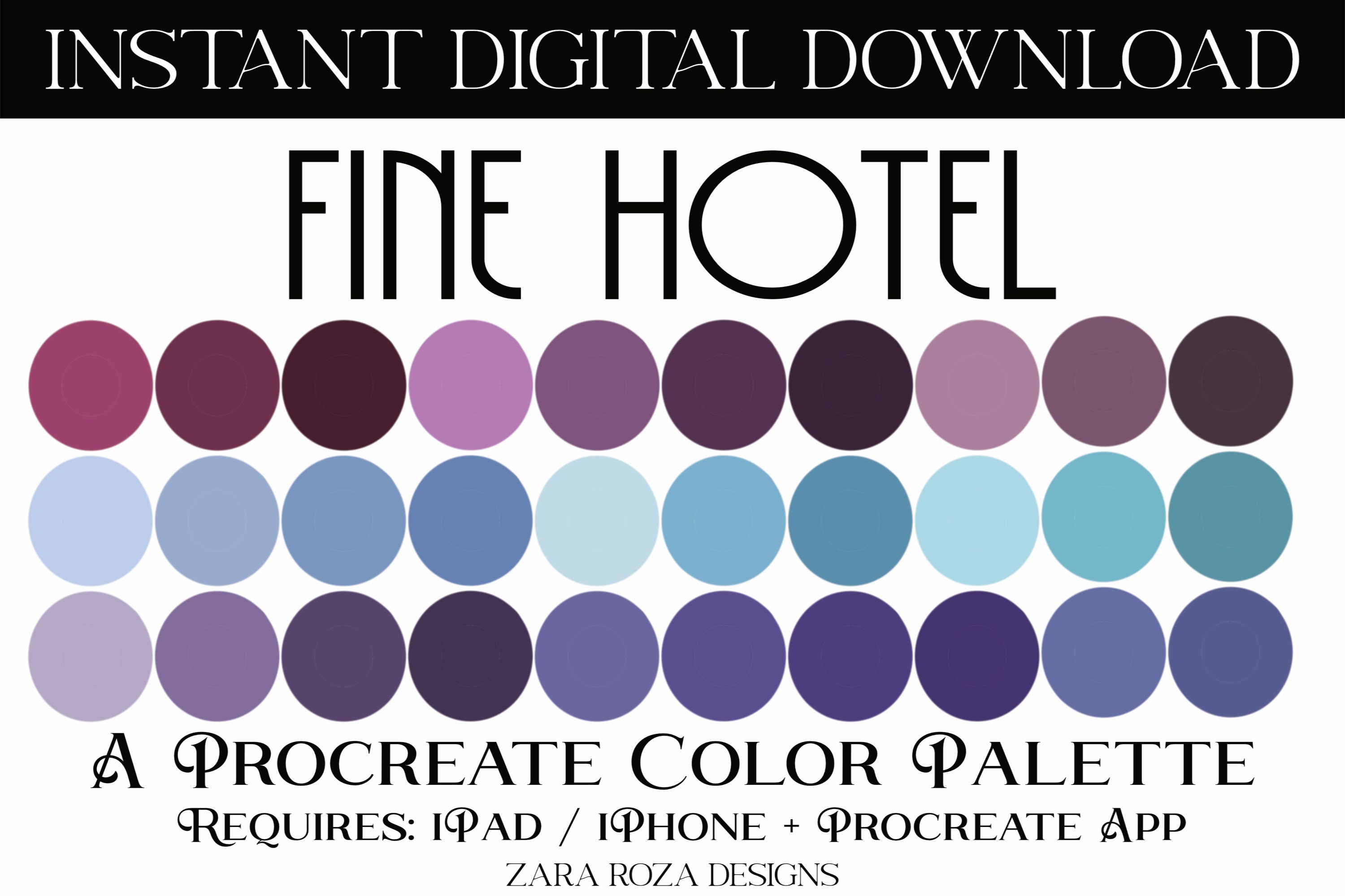 20 Procreate Color Palette Bundle Pack VOL. 31 Set Retro - Etsy Australia