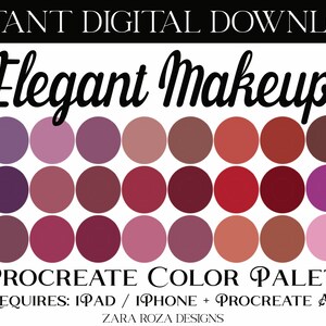 20 Procreate Color Palette Bundle Pack - VOL. 31 Set - Retro Vintage ...