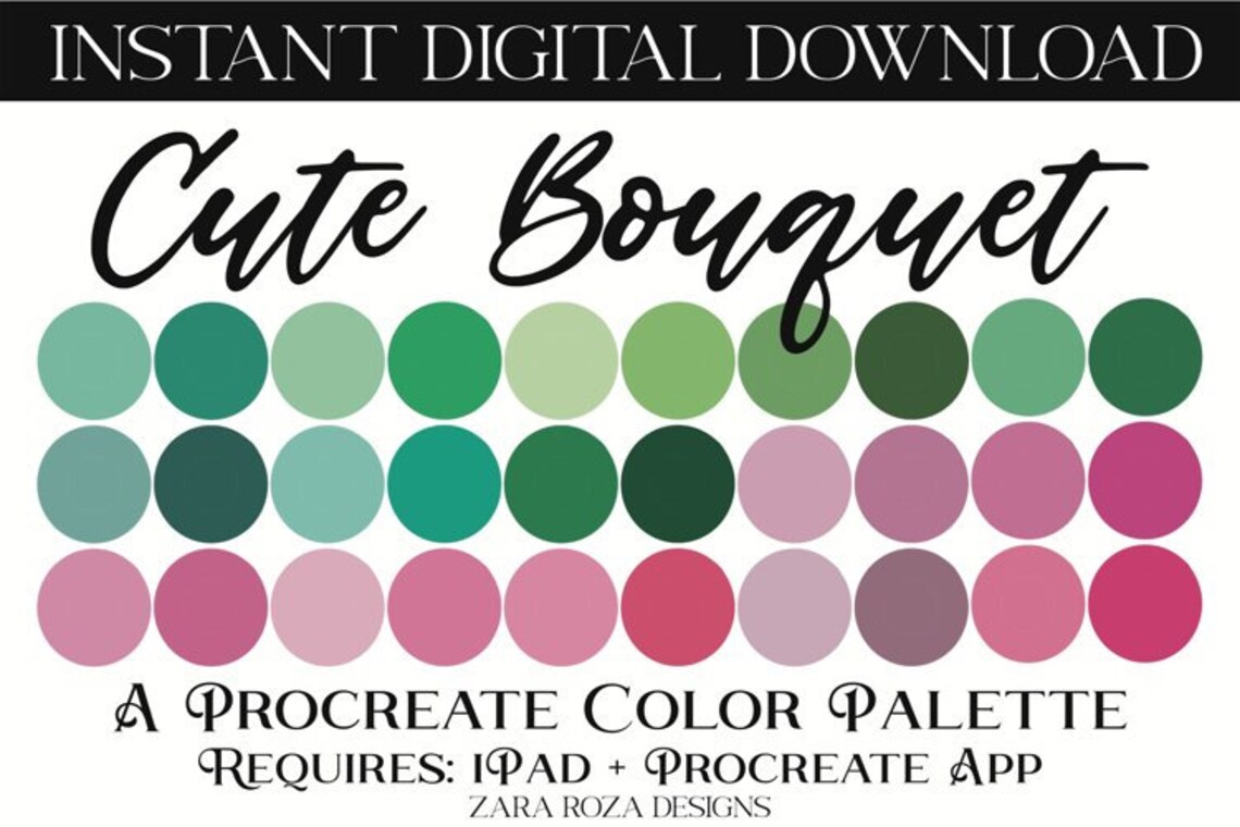 20 Procreate Color Palette Bundle Pack VOL. 27 Set Digital - Etsy Australia