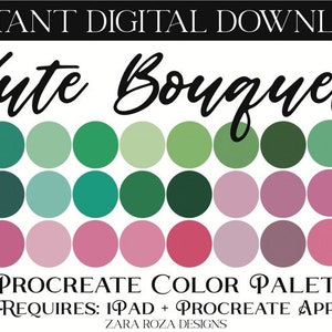 20 Procreate Color Palette Bundle Pack - VOL. 27 Set, Digital Art, Goth ...