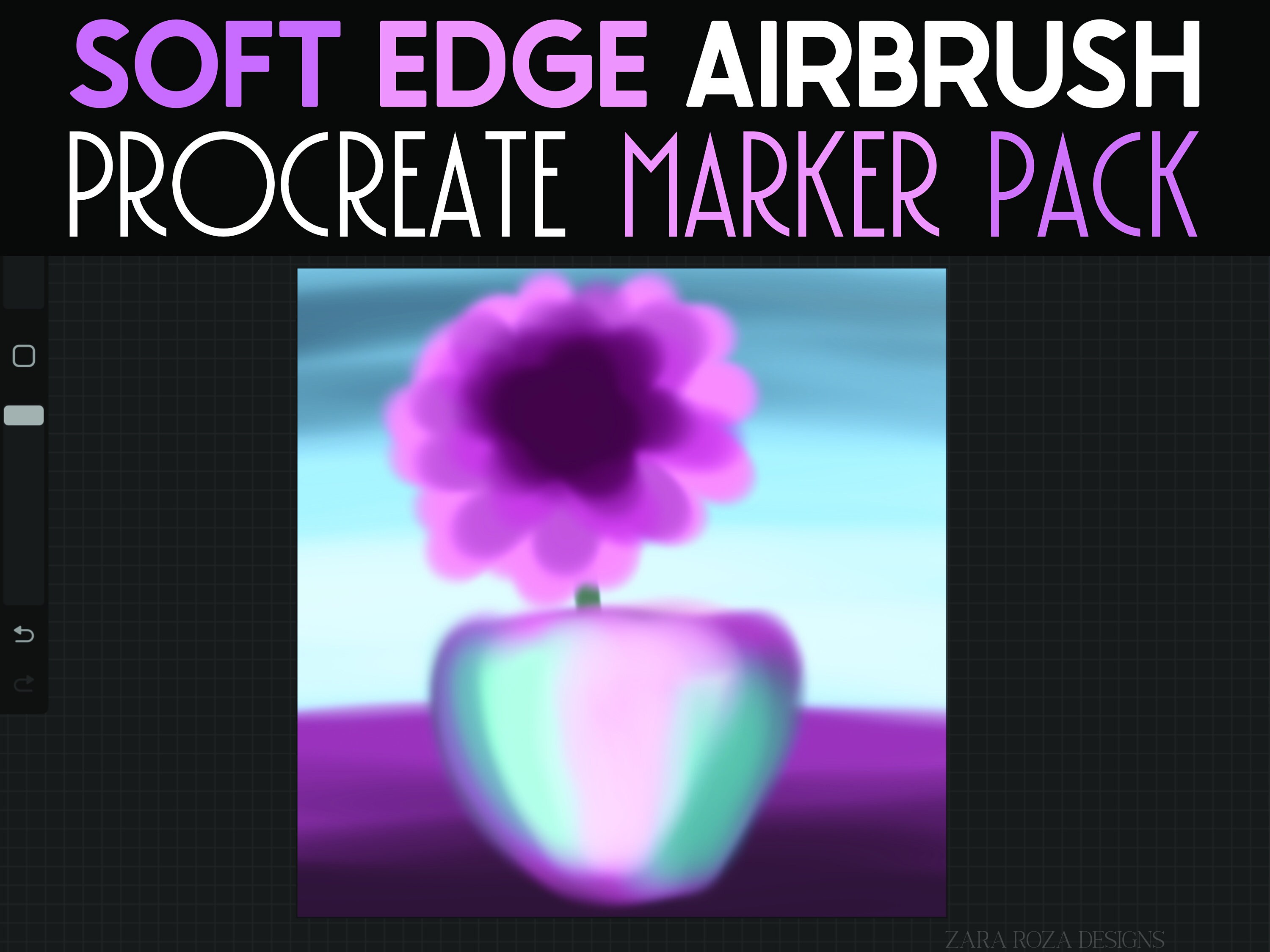 Procreate Airbrush Soft Edge Marker Brushes for iPad Digital Art ...