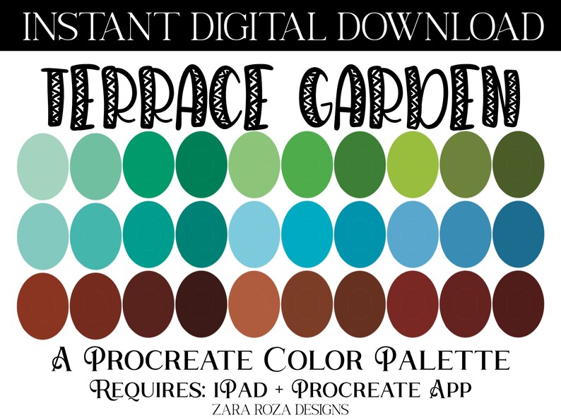 20 Procreate Color Palette Bundle Pack VOL. 5 Set Goth | Etsy
