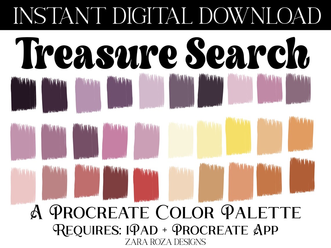 20 Procreate Color Palette Bundle Pack VOL. 24 Set Retro - Etsy