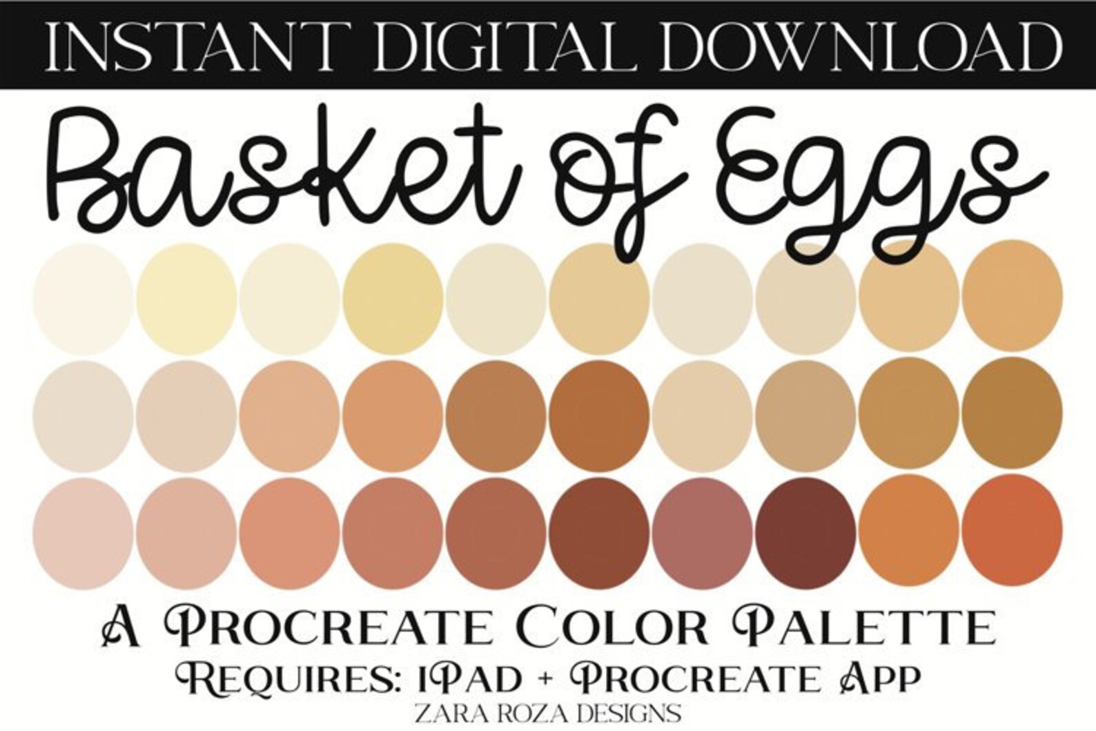 20 Procreate Color Palette Bundle Pack - VOL. 35 Set - Goth Retro ...