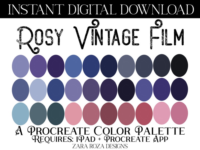20 Procreate Color Palette Bundle Pack VOL. 14 Set Goth - Etsy Australia