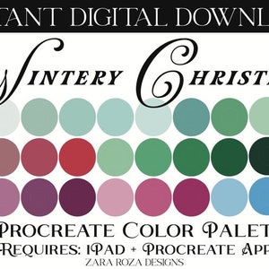 20 Procreate Color Palette Bundle Pack - VOL. 30 Set - Retro Vintage ...