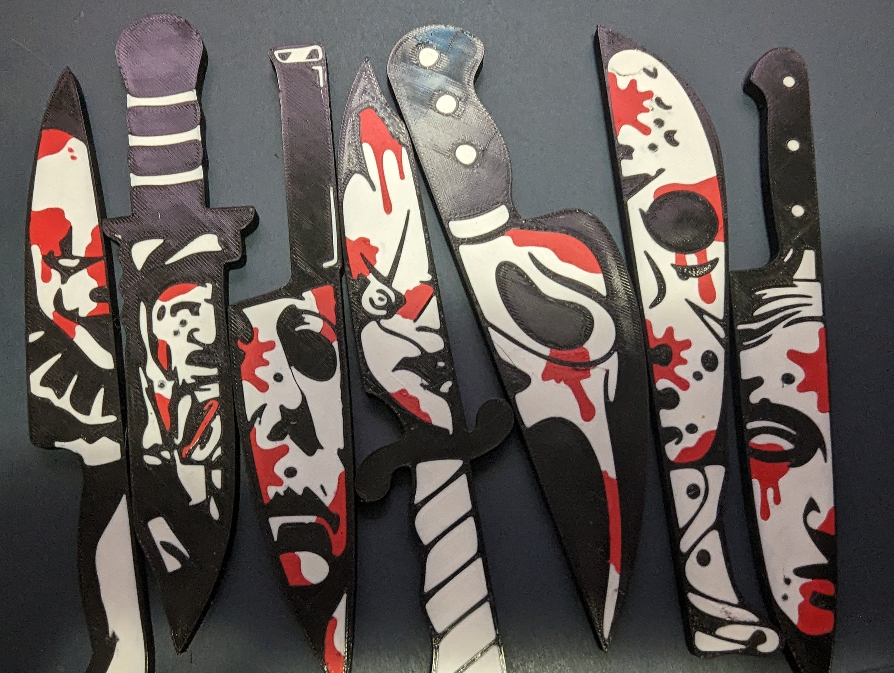 Iconic Slasher-inspired 3D Printed Knives: Choose Your Villain or ...