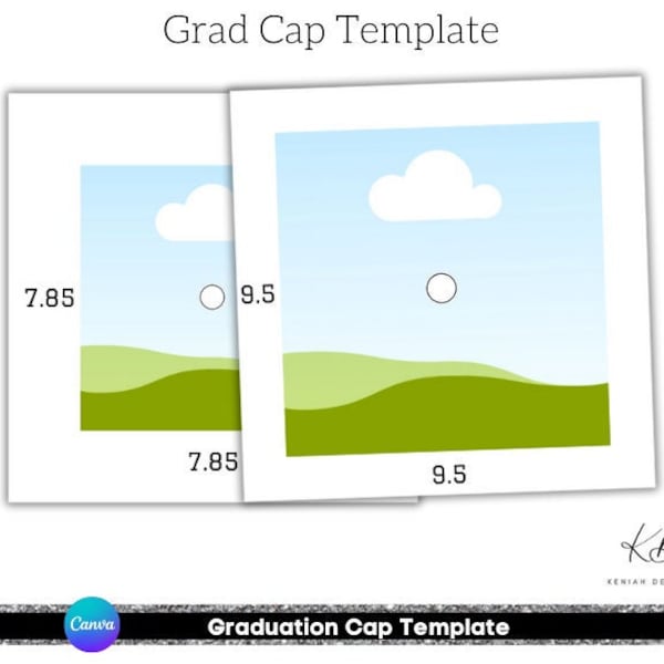 Blank Graduation Cap Template, Graduation Cap Top Template, Graduation ...