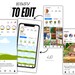 Editable Instagram Profile Mock-up Templates for Etsy: Feed, Reels ...