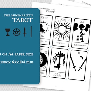 Download & Print Minimalist Tarot Deck - Etsy