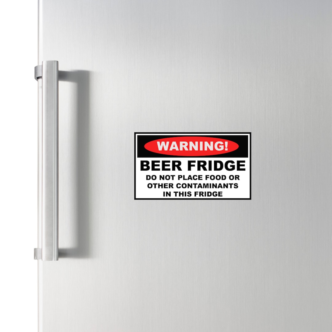Beer Fridge Magnet | Custom Home Decor Beer Lover Magnet | Funny Shop ...