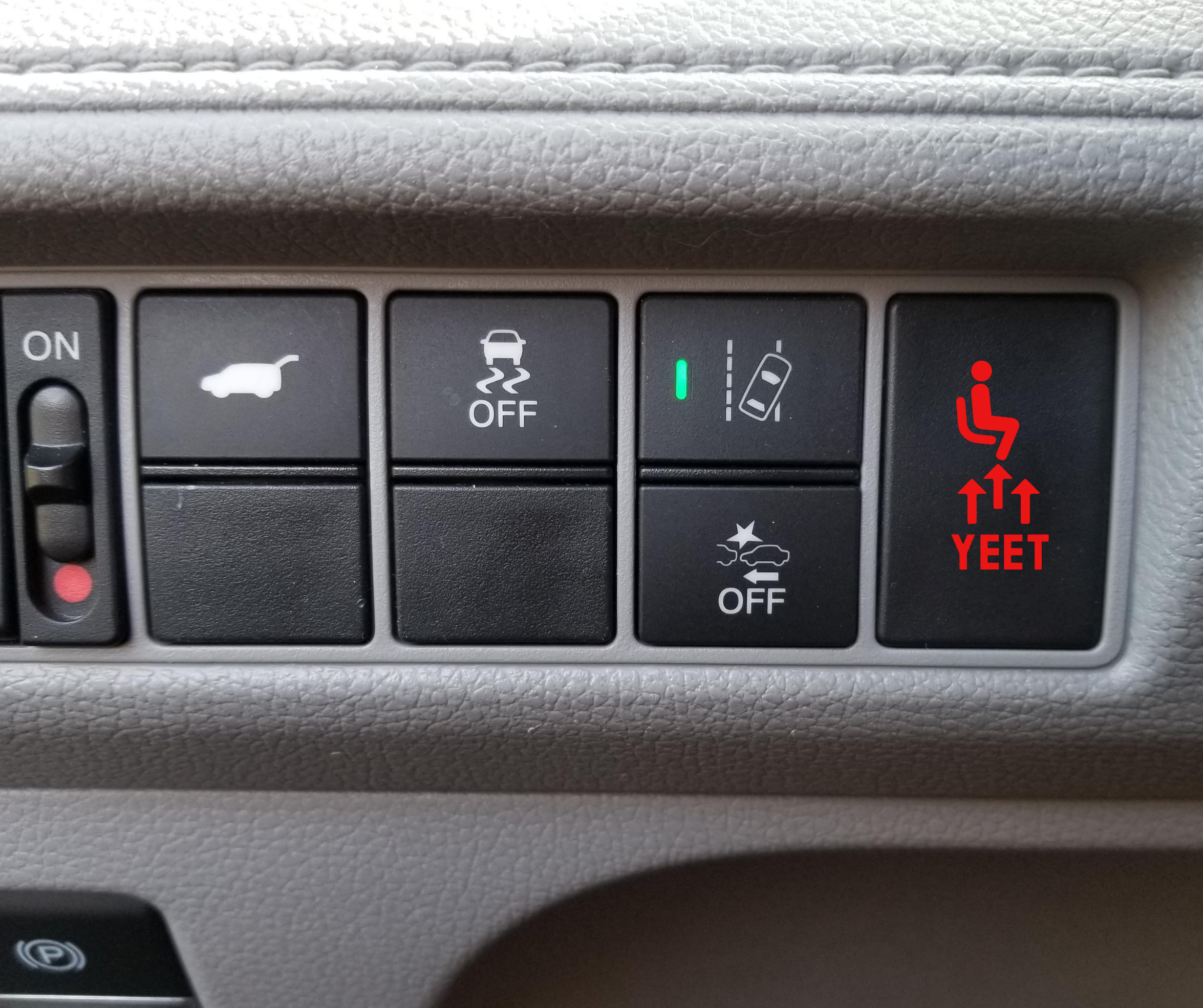 Ejection Seat YEET Car Button Vinyl Decal - Etsy Canada