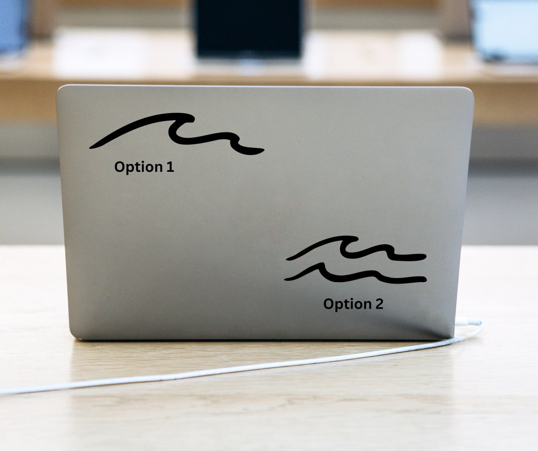 Wave Decal, Wave Vinyl Sticker, Ocean Vinyl Decal, Surf Decal, Car ...