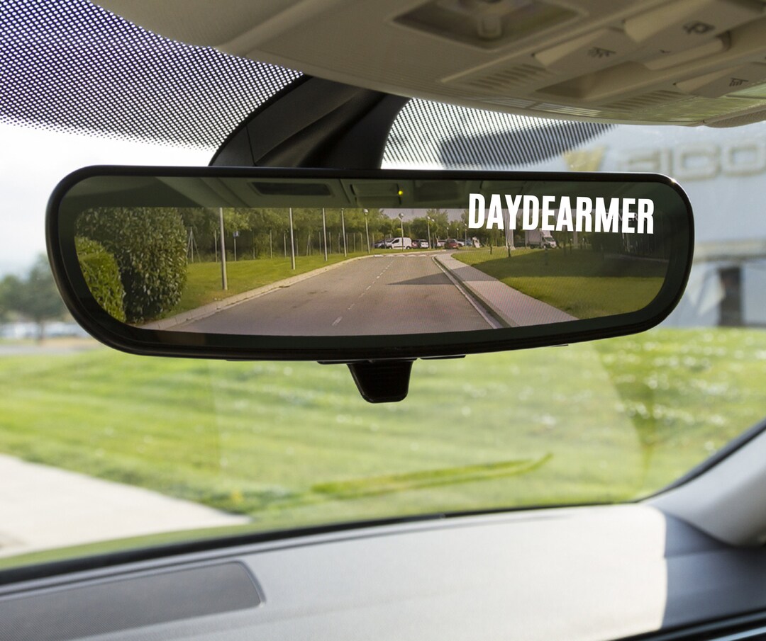 Daydreamer Car Mirror Decal Rear View Mirror Vinyl Cute Bumper Sticker ...