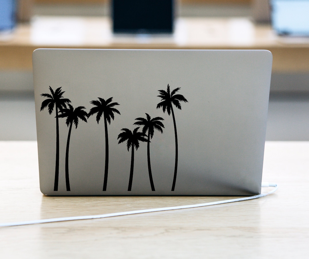 Palm Tree Decal/bumper Sticker, Tree Decal, Nature Decal/bumper Sticker ...