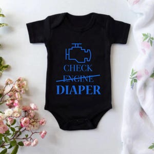 Check Engine SVG, Check Engine Diaper Racing Cut File, Racing Design ...