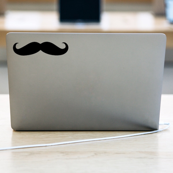 Mustache Vinyl Decal - Etsy