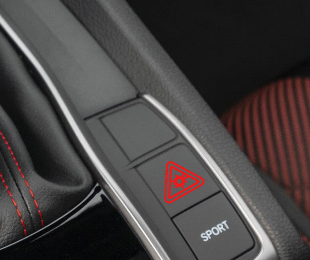 Laser Vinyl Car Button Decal - Etsy