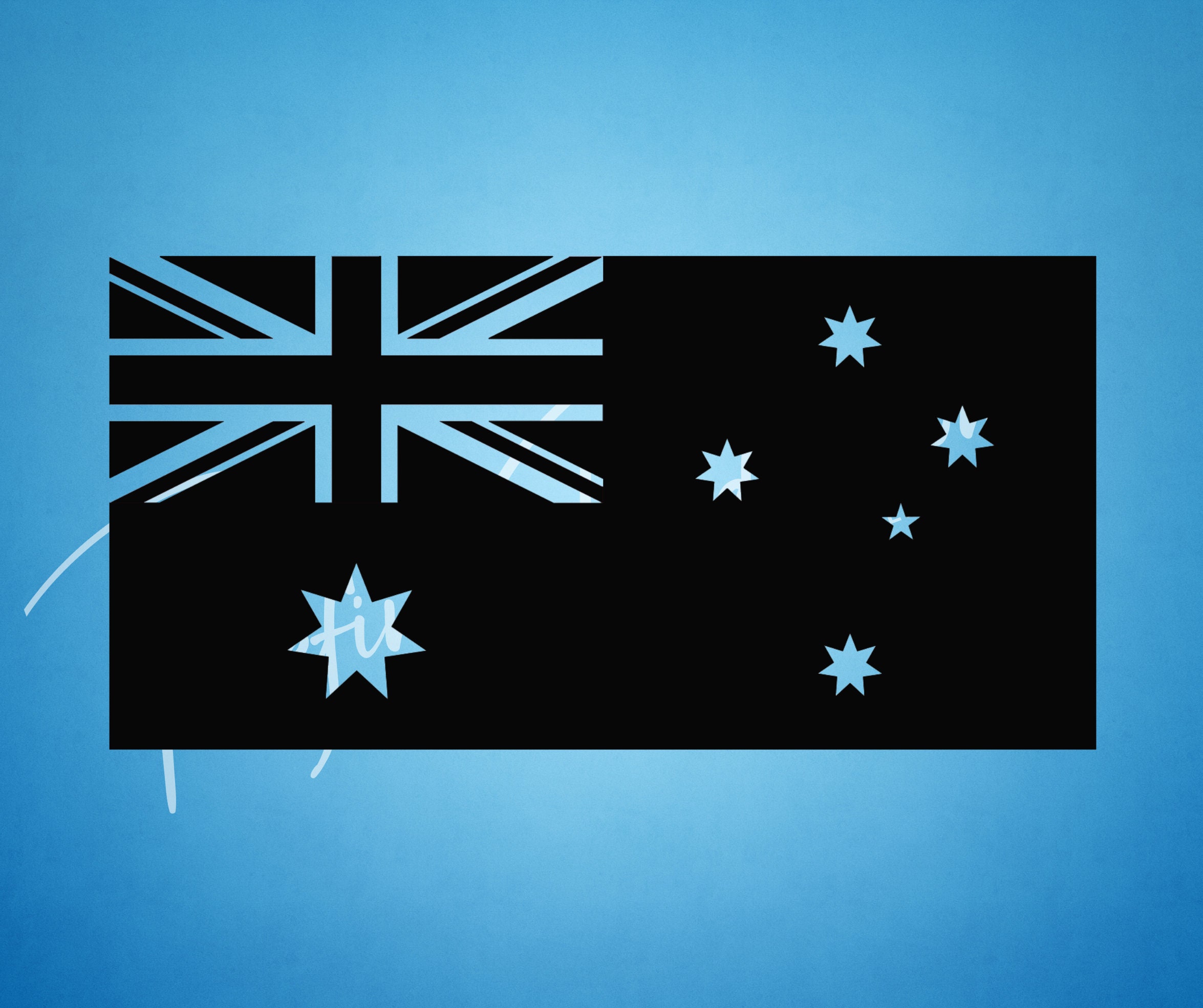 Australia Flag Decal Australian Flag Australian Flag - Etsy Australia