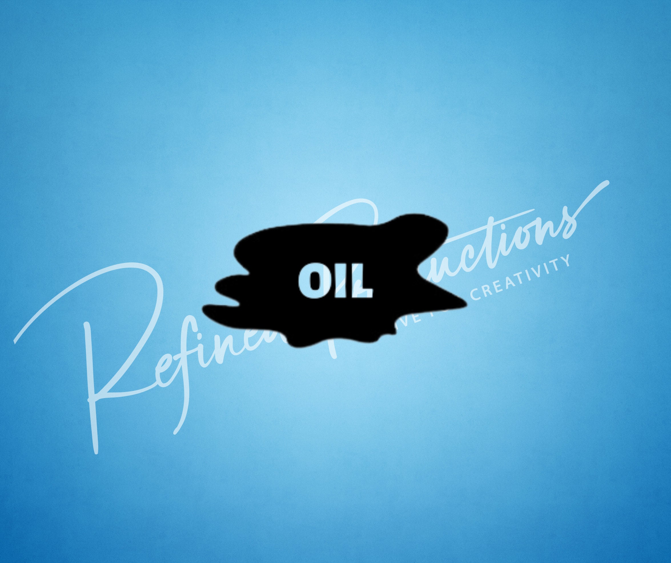 Funny Oil Slick Car Button Vinyl Decal - Etsy