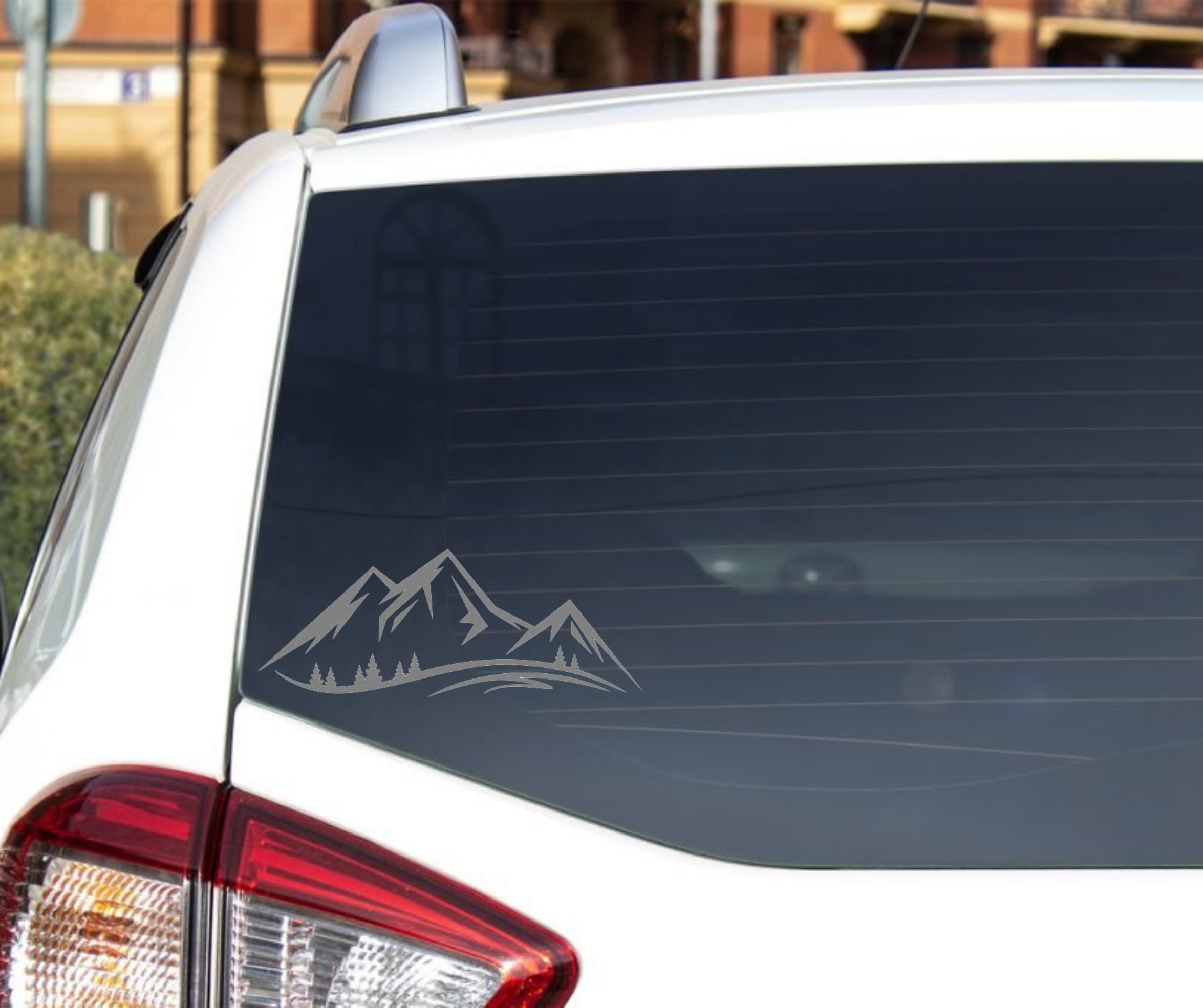 Mountain Range Decal Car Decals Vinyl Decal Mountains - Etsy