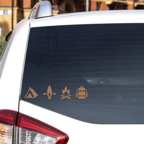 Camping Decals for Camper - Etsy