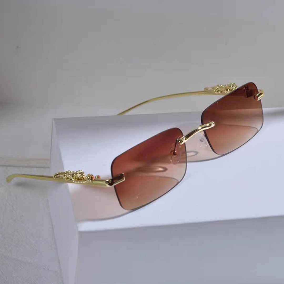 Vintage Buffs Gold/silver Panther Frame, Fashion Sunglasses, Stylish ...