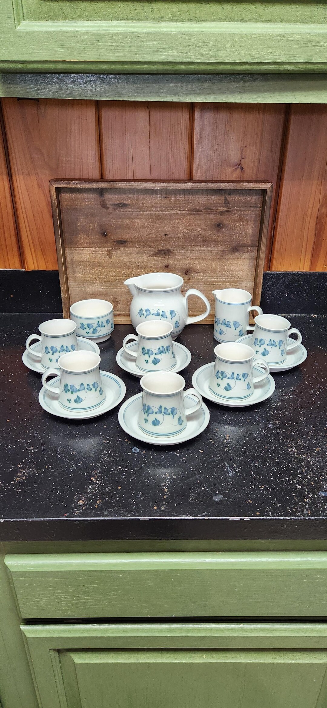 Vintage 15 Piece Iden Rye Pottery Tea/coffee Set - Etsy