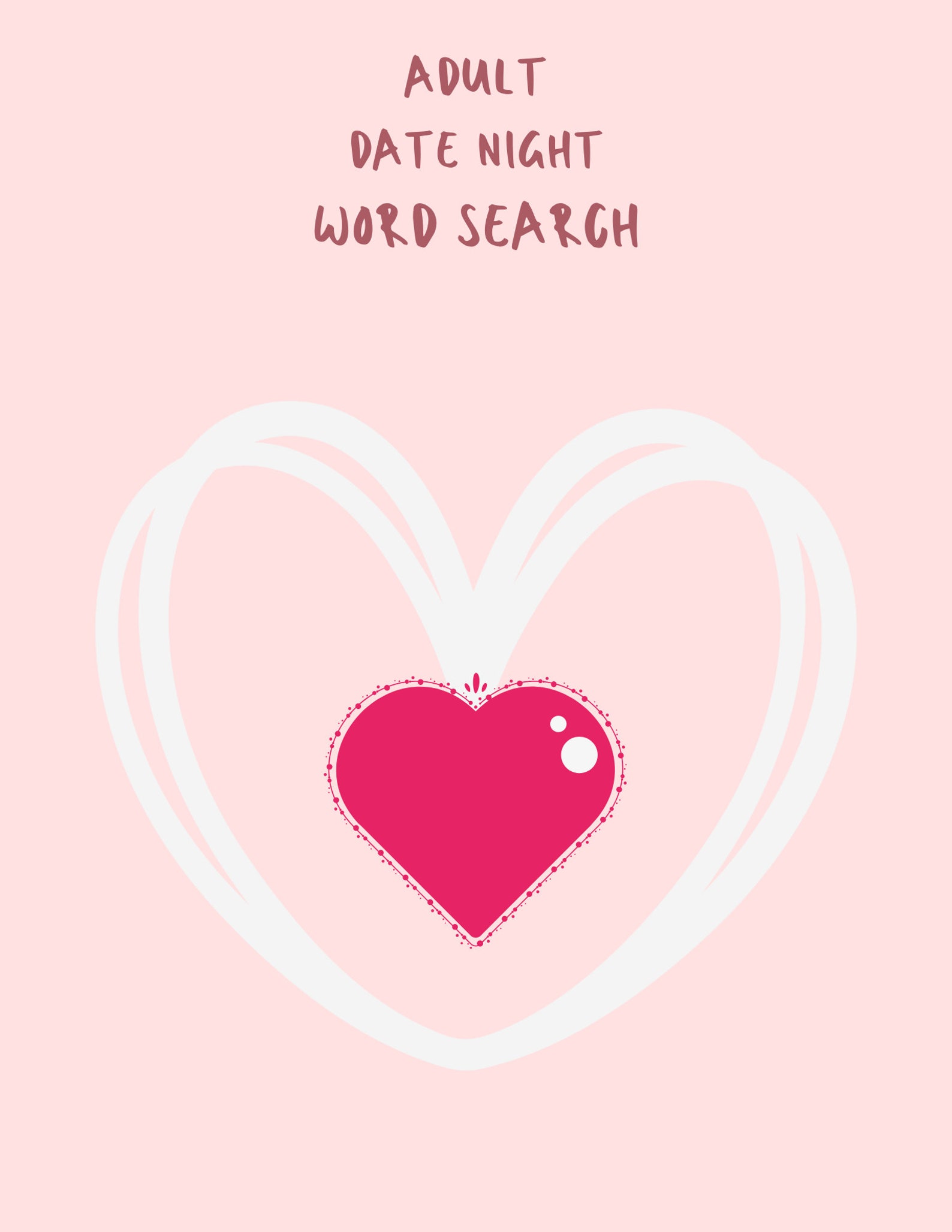 Adult Date Night Word Search Printable - Date Night Word Search Puzzle ...