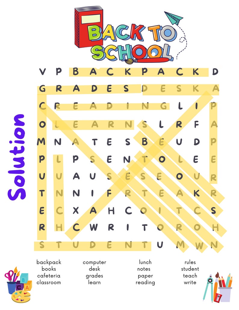 School Downloadable Word Search Puzzle - School Bus Download Word ...