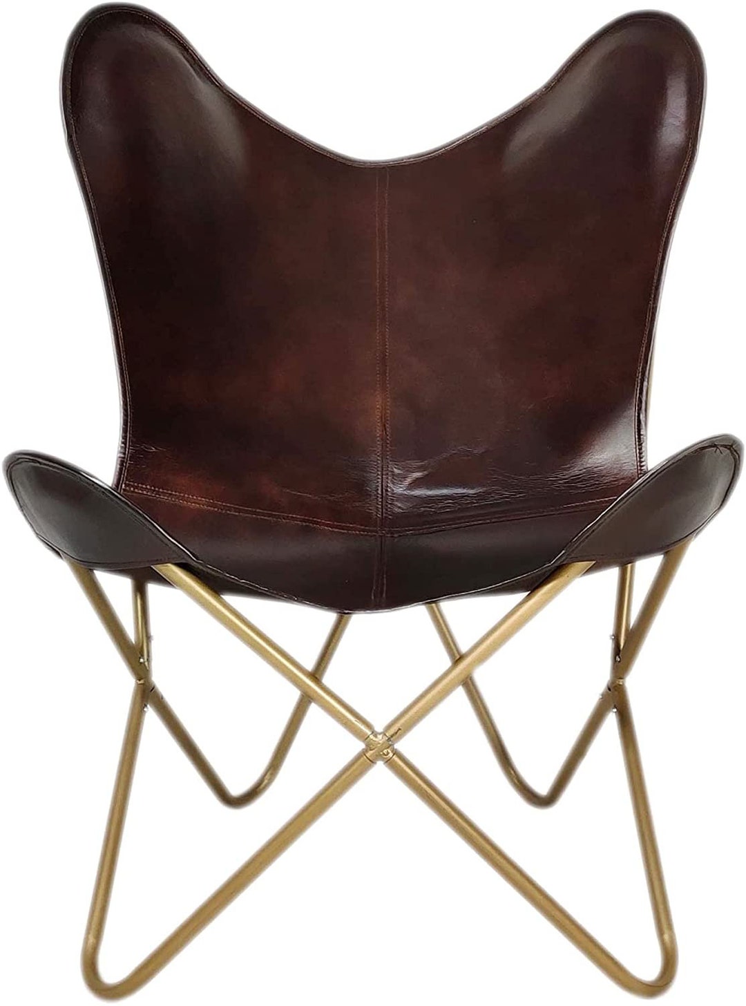 Leather Butterfly Chair , Foldable Leather Butterfly Chair , Home ...