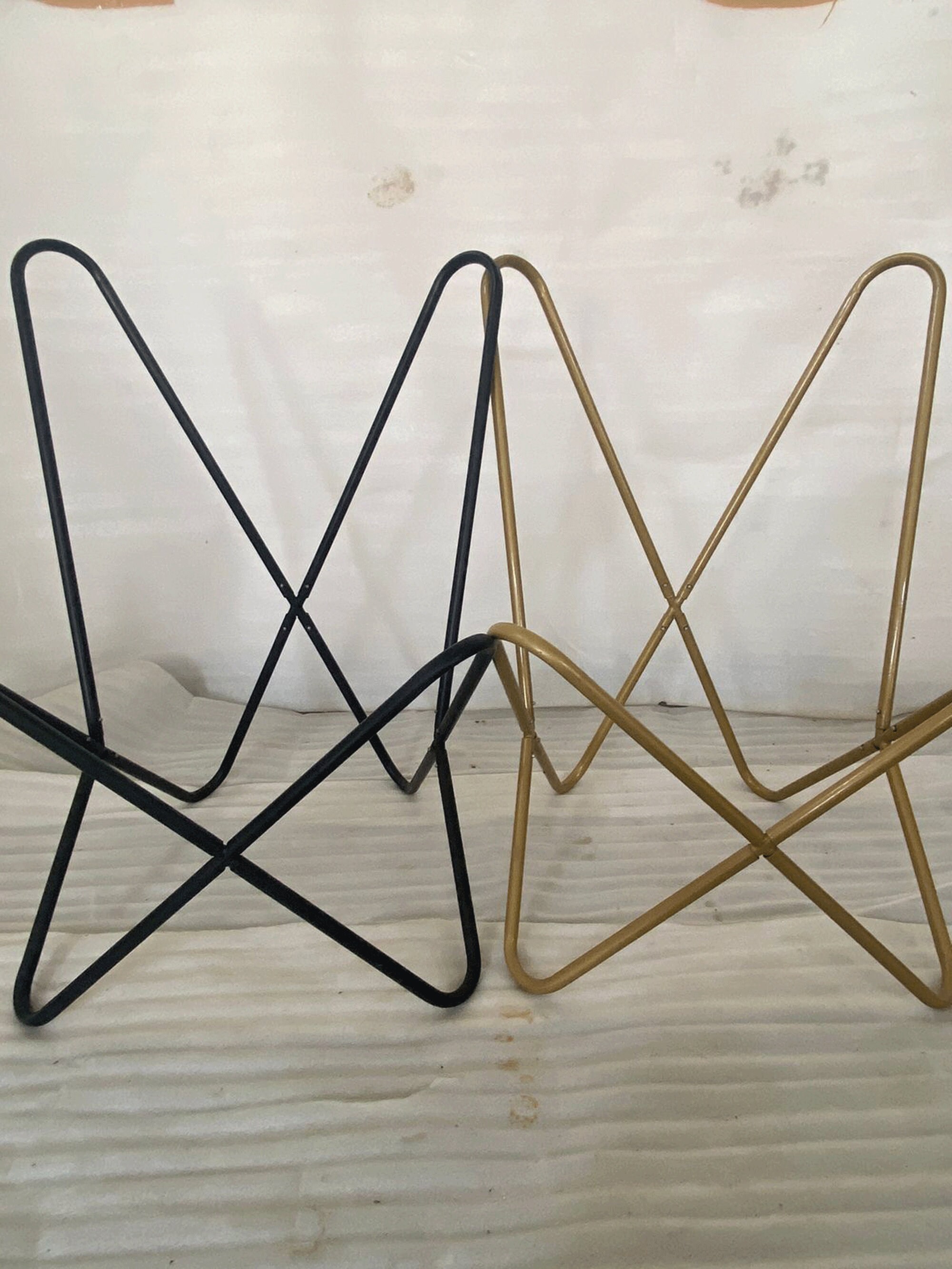Butterfly Chair Frame Handmade Chair Powder Coated Steel Frame - Etsy