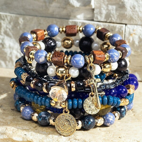 Bohemian Stackable Bracelets - Etsy