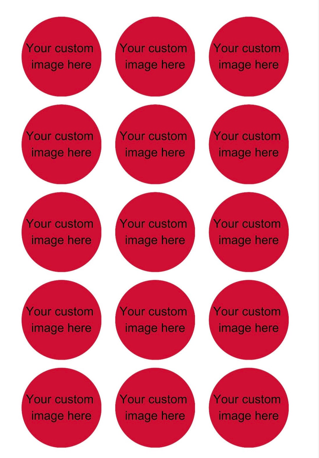Edible 2in Circle Cupcake/oreo Toppers (custom Edible Images, Edible ...