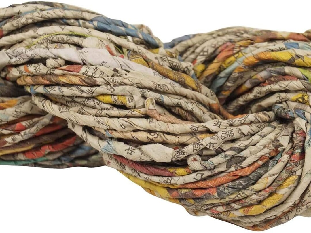 Newspaper Yarn Paper Yarn Art and Craft Yarn Recycled Paper Yarn ...