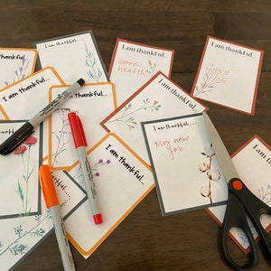 Printable Gratitude Cards - Etsy