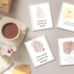 Boho Affirmation Deck: Daily Positive Mindfulness Cards for Motivation ...