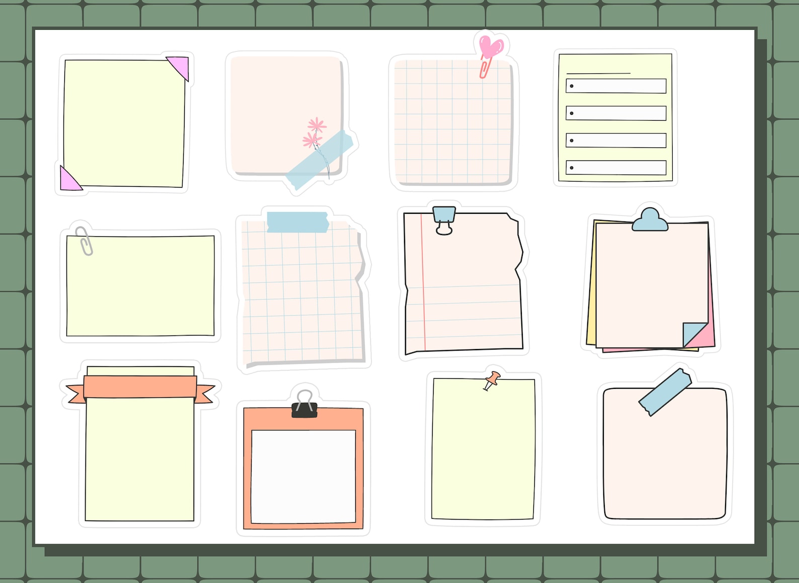 Digital Sticky Notes, Goodnotes Sticky Notes, Digital Stickers, Post It ...