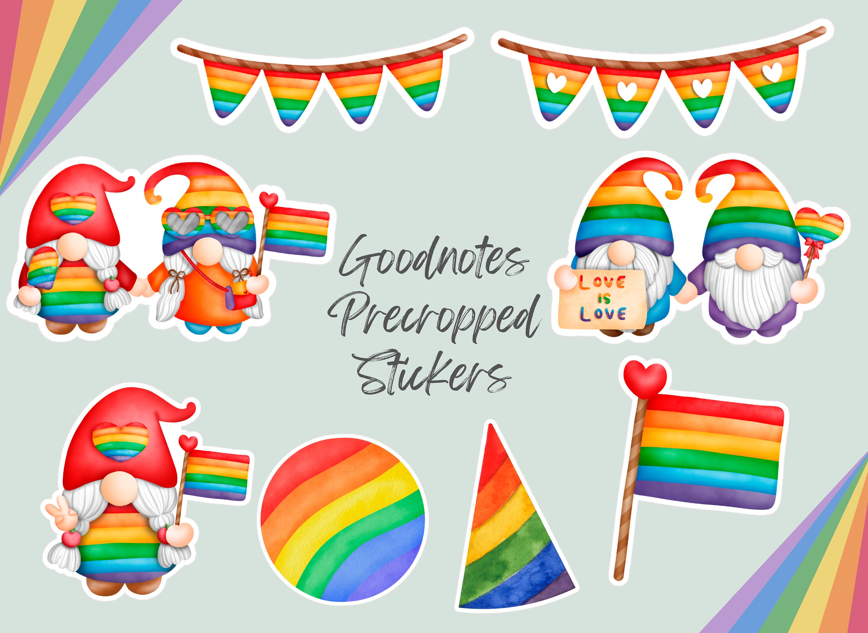 Pride Digital Stickers, LGBT Stickers, LGBT Pride Stickers, Stickers ...
