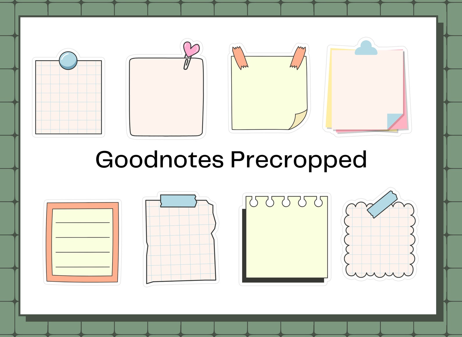 Digital Sticky Notes, Goodnotes Sticky Notes, Digital Stickers, Post It ...