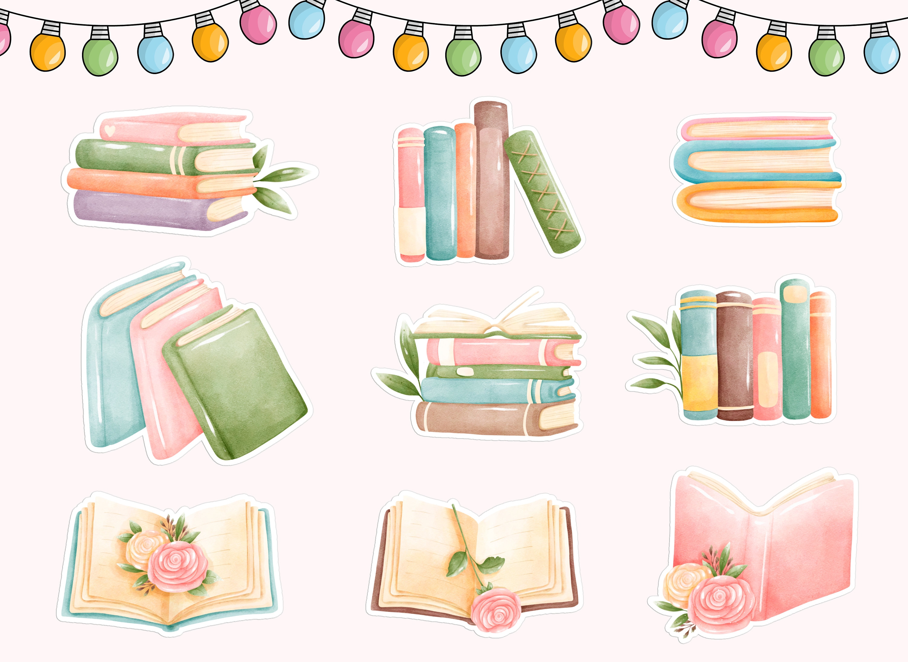 Bookworm's Delight: Digital Planner Stickers for Reading Enthusiasts ...