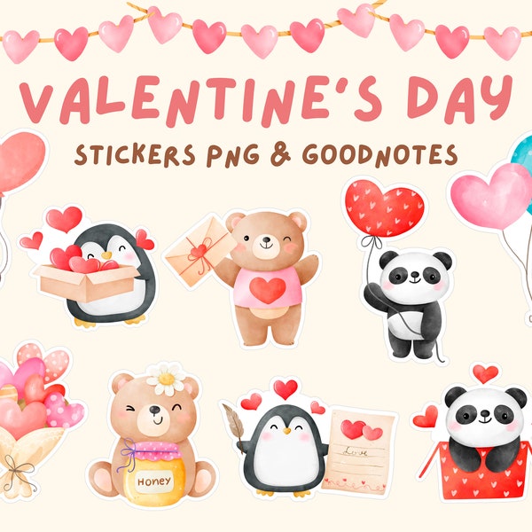 Stickers Valentine - Etsy