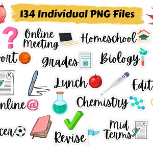 Digital Study Essentials: College Planner Stickers for Goodnotes ...